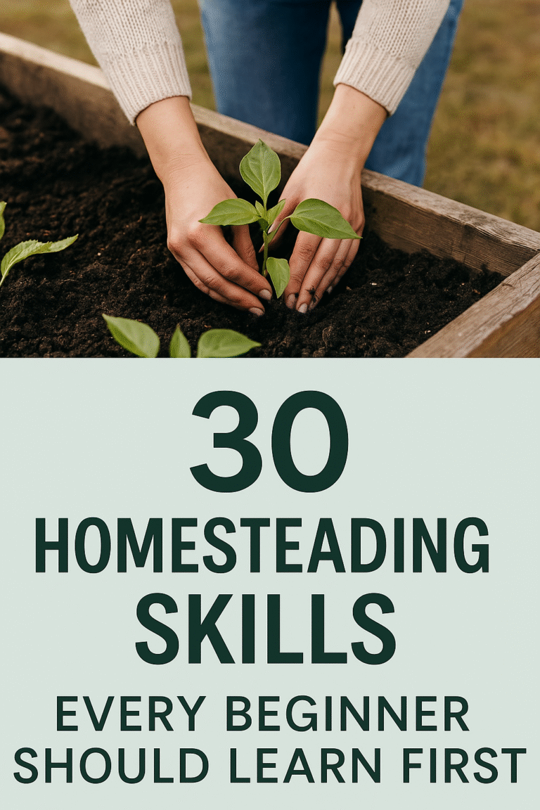 30 Homesteading Skills Every Beginner Should Learn First – Homestead Soul